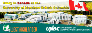 Study in Canada at the University of Northern British Columbia