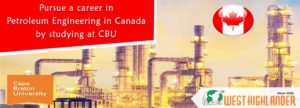 Pursue a career in Petroleum Engineering in Canada by studying at CBU